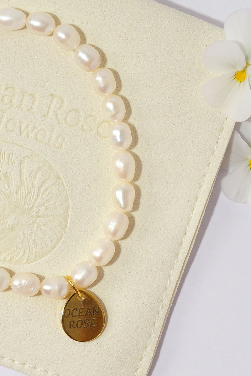 Bracelet Snow Pearls | Mombasa Rose Boutique | Fresh Water Pearls